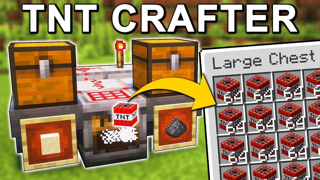 The EASIEST TNT Crafter in Minecraft 1.21+ (Tutorial) - YouTube