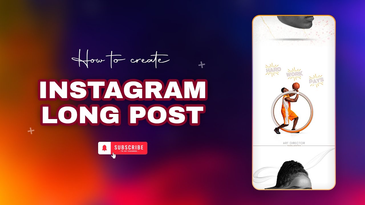 How to Upload Instagram Long Post with PC and Smartphone - YouTube