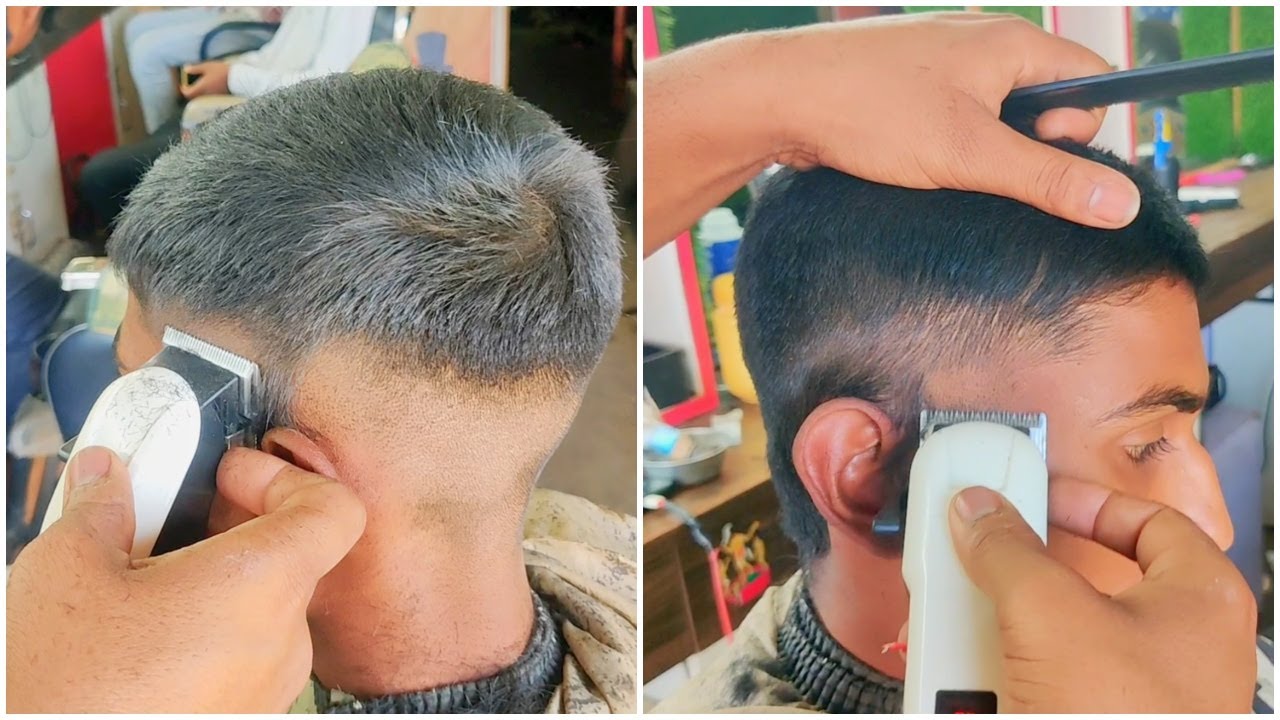 Fade Two Side Slope Cut for Boys Haircut Hairstyle Step-by-Step - YouTube