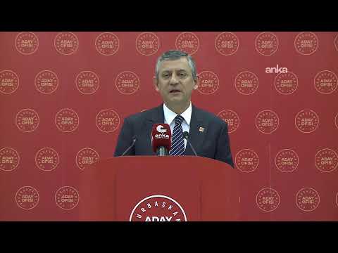 Özgür Özel, Cumhurbaşkanlığı Aday Ofisi Yürütme Kurulu Toplantısı sonrası açıklama yaptı