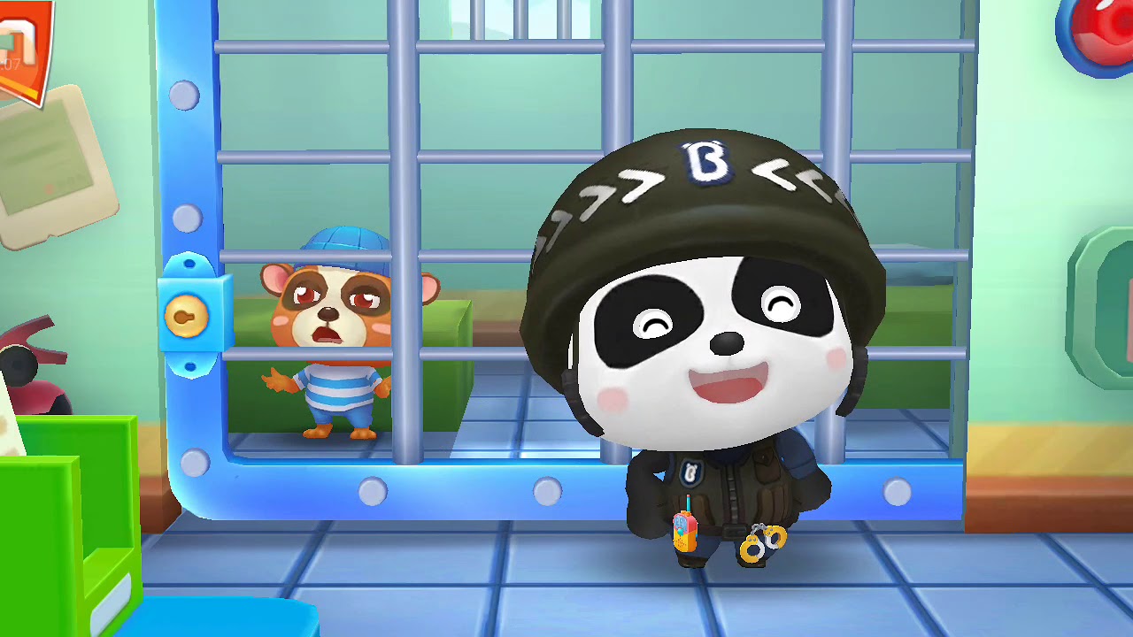 Panda police man on mission - YouTube