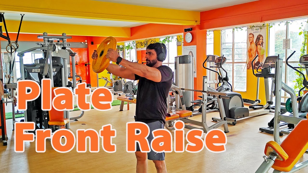 Front Raise with Weight Plate powerful exercise for shoulder growth # ...