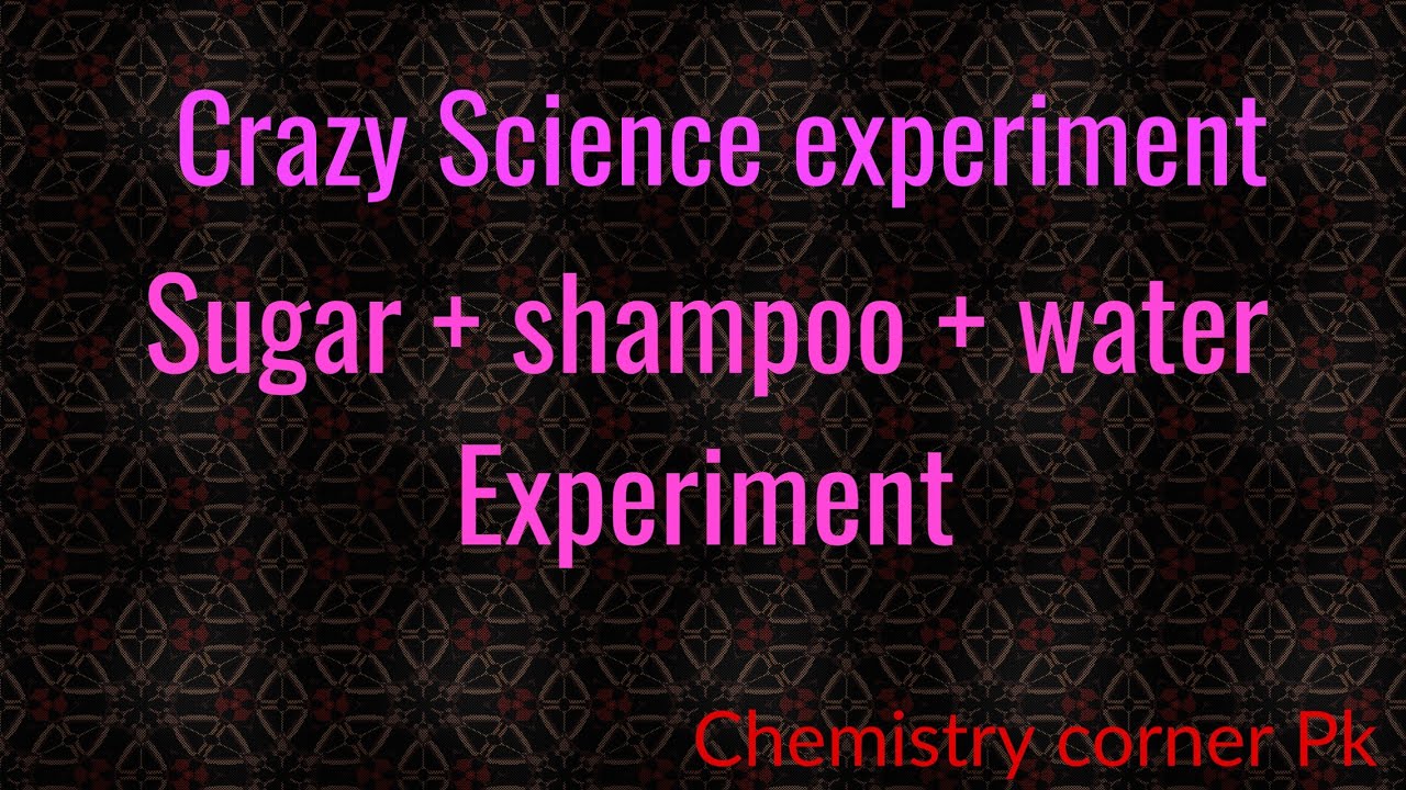 Sugar + shampoo + water Experiment | Smoke bubble #experiment - YouTube