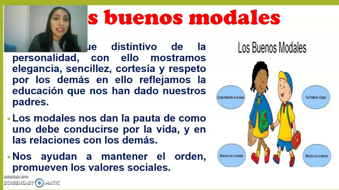 PERSONAL SOCIAL URBANIDAD Y BUENOS MODALES - YouTube