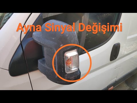Ducato Ayna Sinyal Değişimi, Boxer, Jumper Ayna Sinyali Çok Basit Kendiniz Yapabilirsiniz