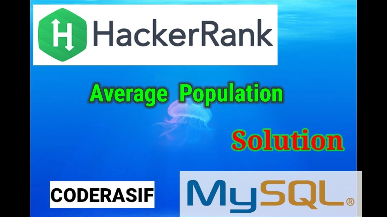Average Population Hackerrank Solution In Hindi Sql Sql Hackerrank 9804