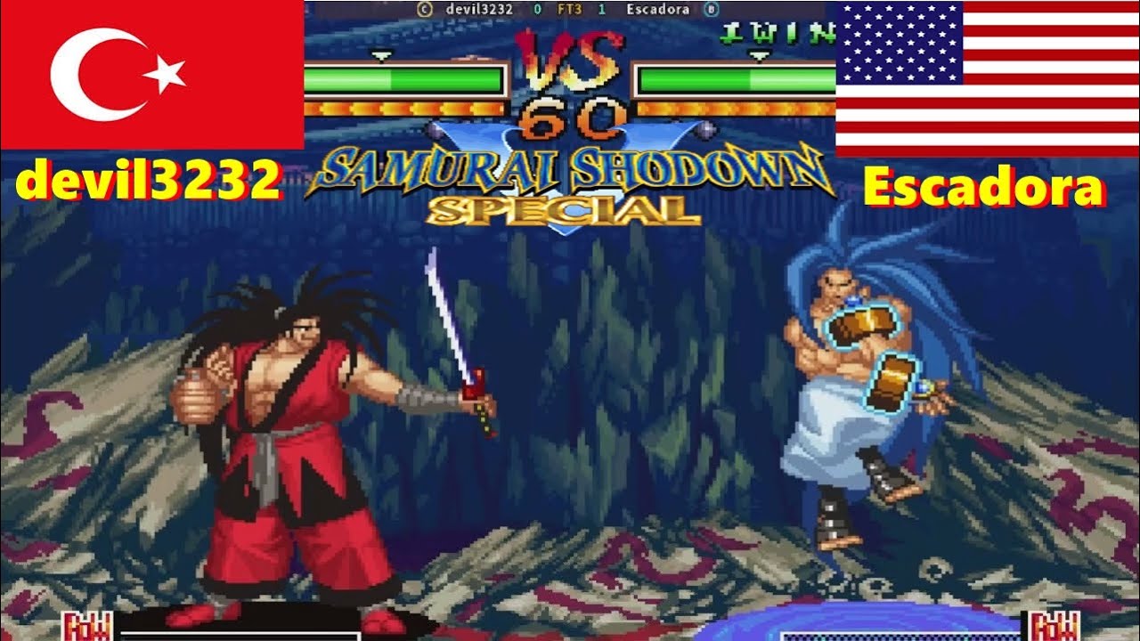Samurai Shodown V Special-devil3232 vs Escadora FT3 - YouTube