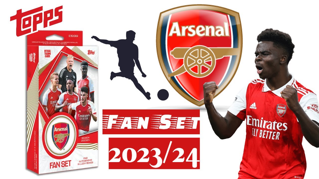 Topps Arsenal FC Fan Set 2023/24 new season | Box opening ⚽️ - YouTube