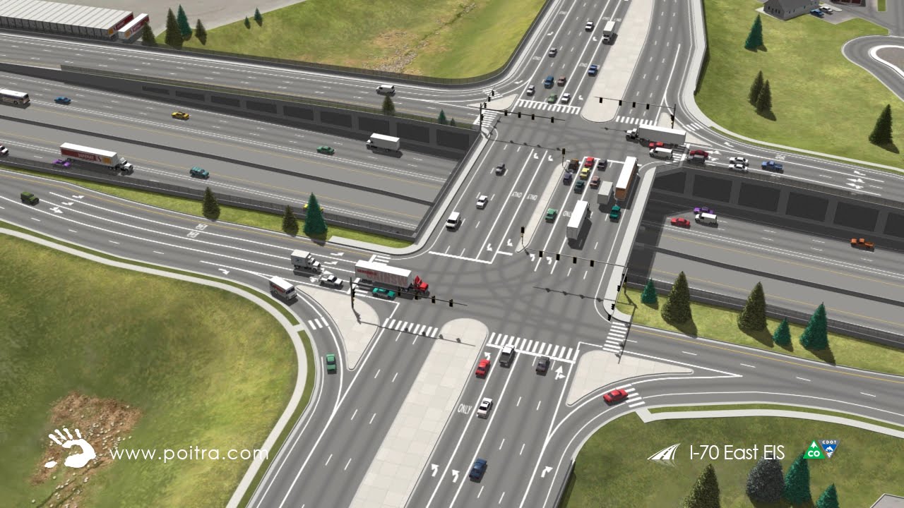 3D Flyover Animation of Interchange by POITRA Visual (Colorado Blvd ...