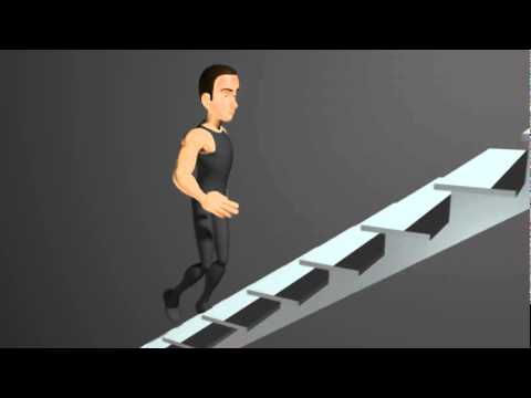 stair climb cycle - YouTube