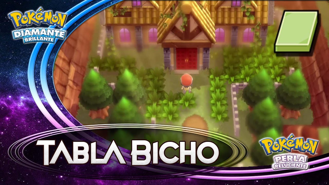 💥 Cómo CONSEGUIR la TABLA BICHO en POKÉMON DIAMANTE BRILLANTE y PERLA ...