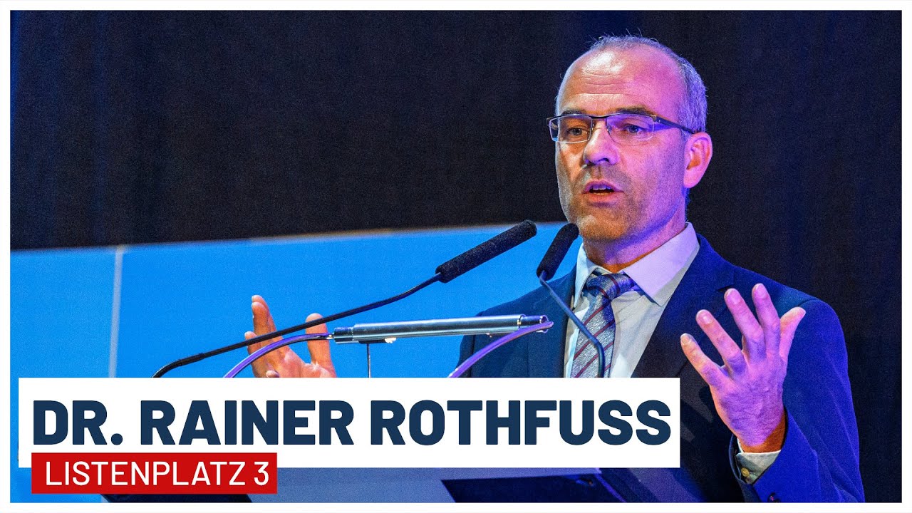 Holen wir unser Land zurück! Dr. Rainer Rothfuß - YouTube