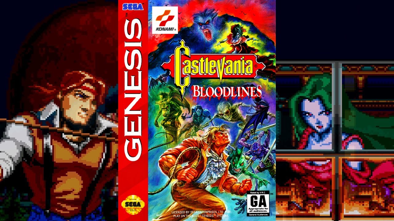 Castlevania: Bloodlines (SEGA Genesis / Mega Drive) Longplay - YouTube