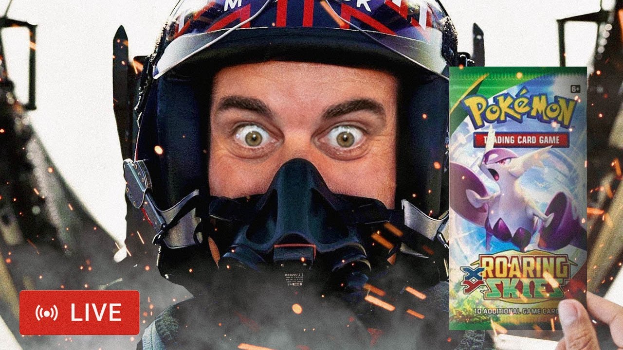 Promoted to TOP GUN! Opening Roaring Skies Pokemon Cards - Poke Vault ...