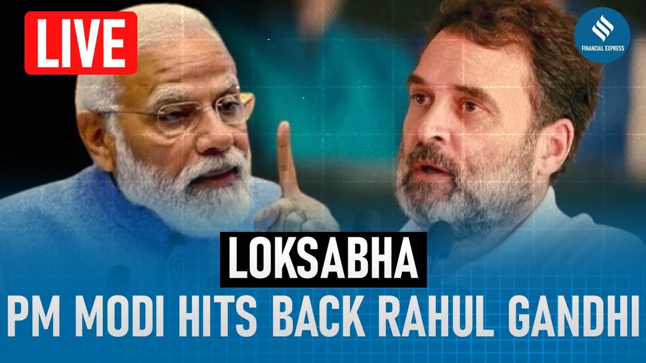 LIVE: PM Modi Vs Rahul Gandhi in Loksabha| PM Modi Hits Back Rajeev ...