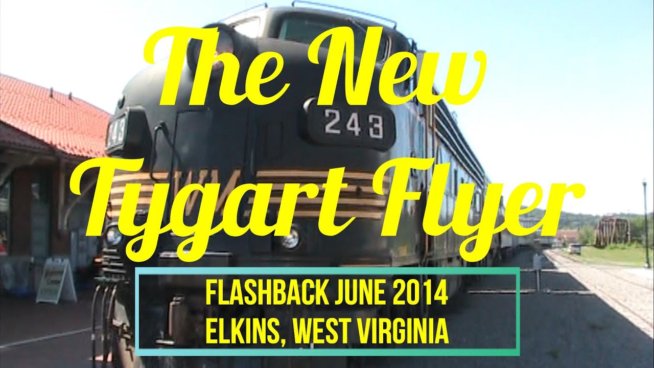 The New Tygart Flyer Train - West Virginia - YouTube