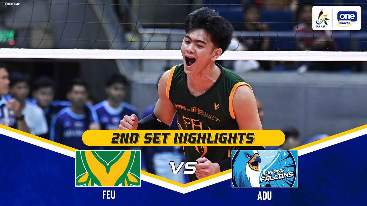 AdU vs. FEU | SET 2 GAME HIGHLIGHTS | UAAP SEASON 87 MEN'S VOLLEYBALL ...