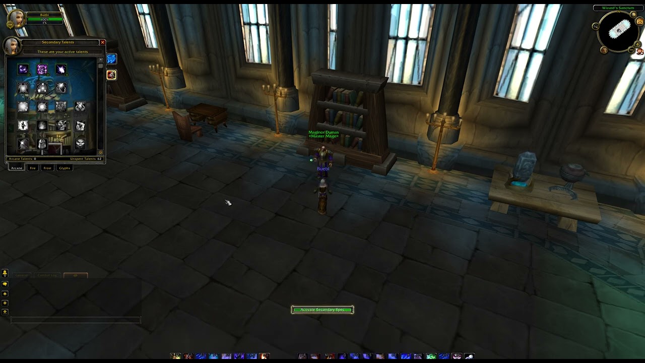 Dual Talent Specialization, WoW Wotlk - YouTube
