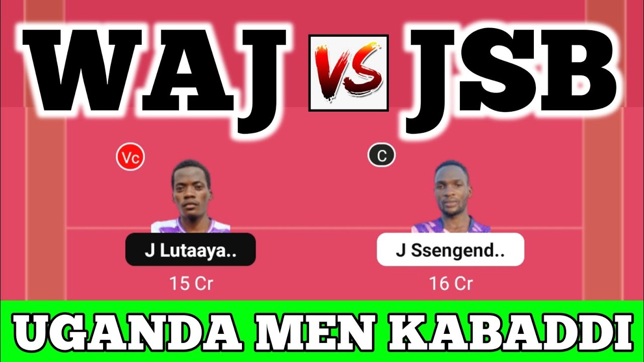 WAJ vs JSB dream11 prediction, JSB vs WAJ dream11, War Jaguars vs ...