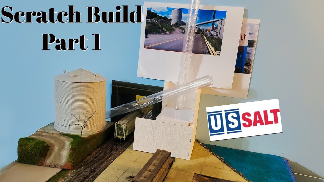 US Salt scratch build 🛠 Part One: Walthers Grain Bin. - YouTube