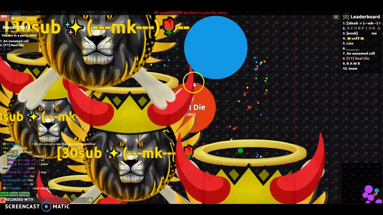 Agma.io gameplay 1# - YouTube