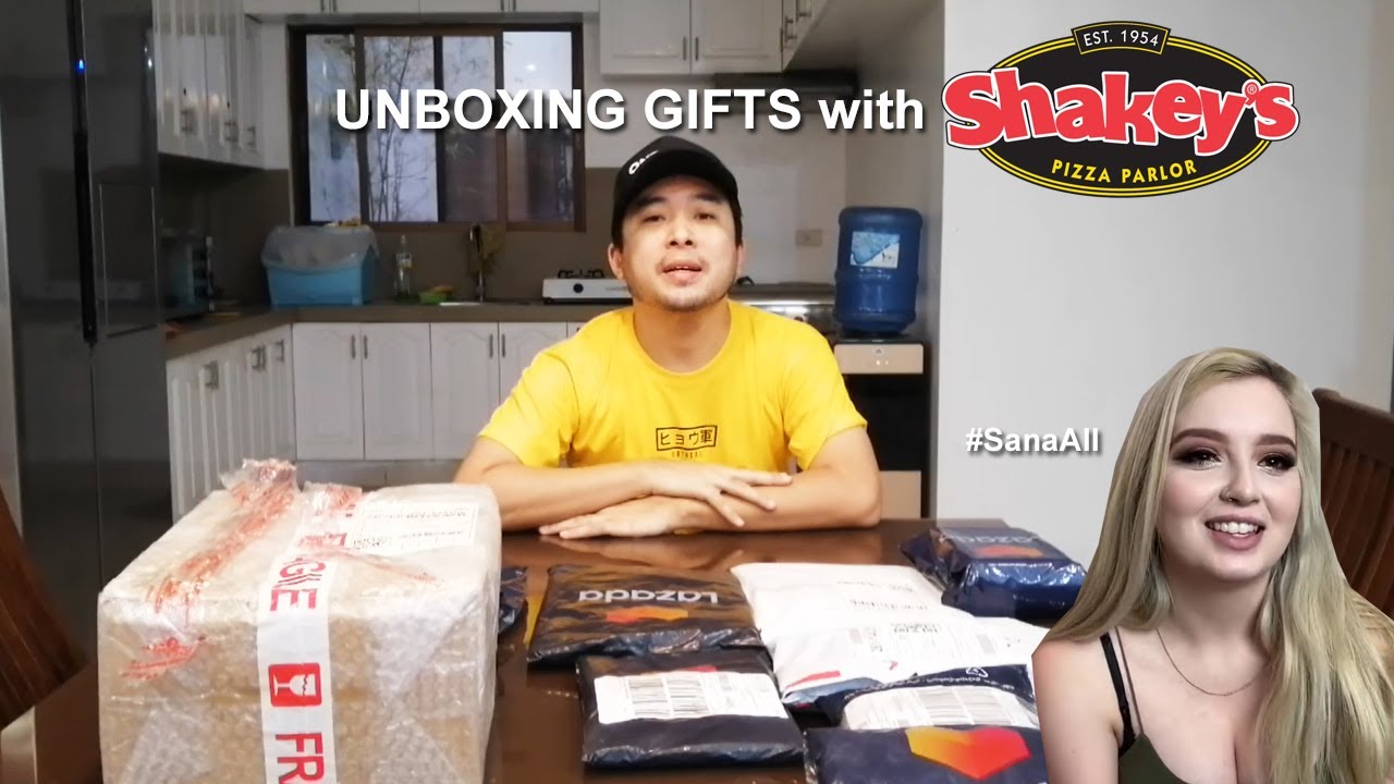 UNBOXING GIFTS WITH SHAKEY'S | Denin Sy Vlogs - YouTube