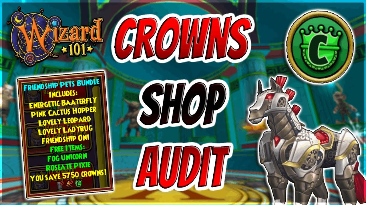 Wizard101: Please Fix the Crown Shop! - YouTube