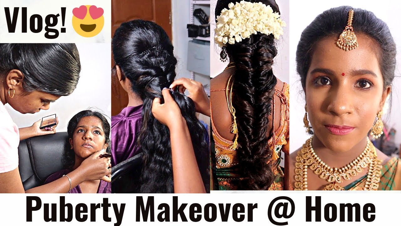 Simple Puberty Makeover Vlog 😍 Bridal Makeup 🤩 💄 - YouTube