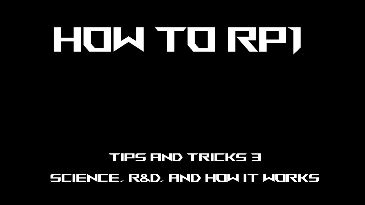 How To Rp1 Shorts - Science points and stuff - YouTube