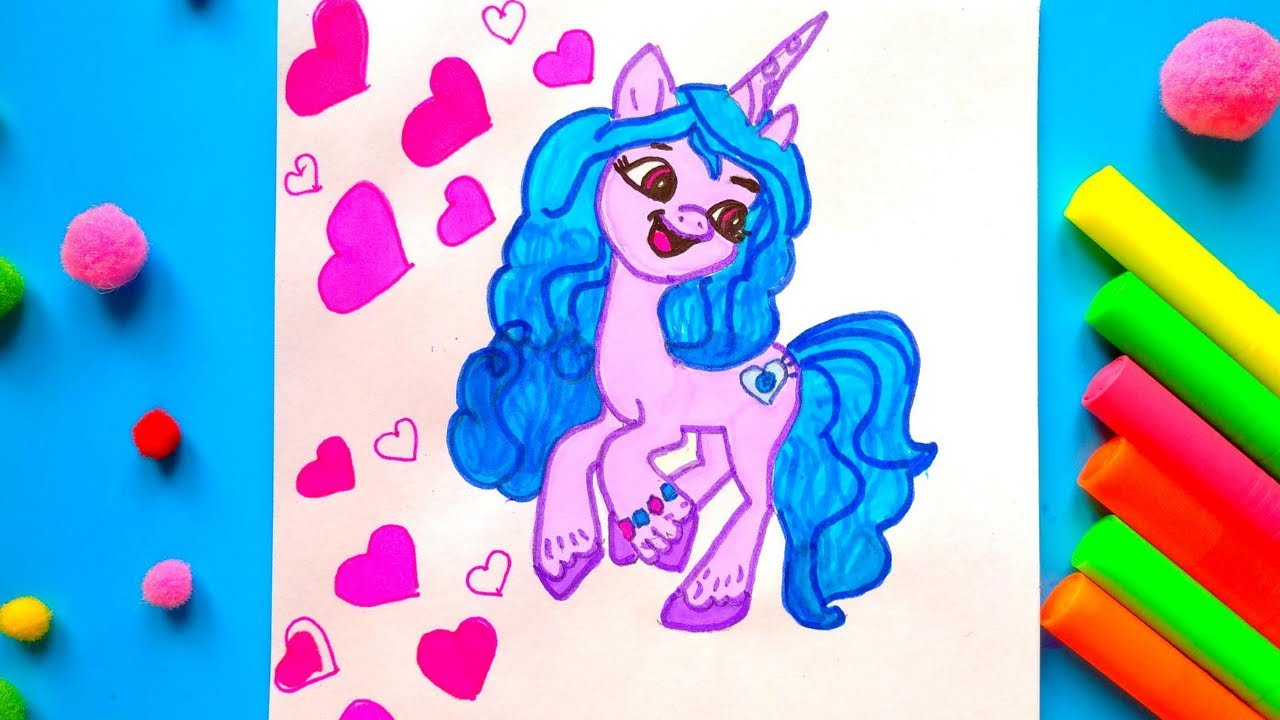 How to draw Izzy My Little Pony - YouTube