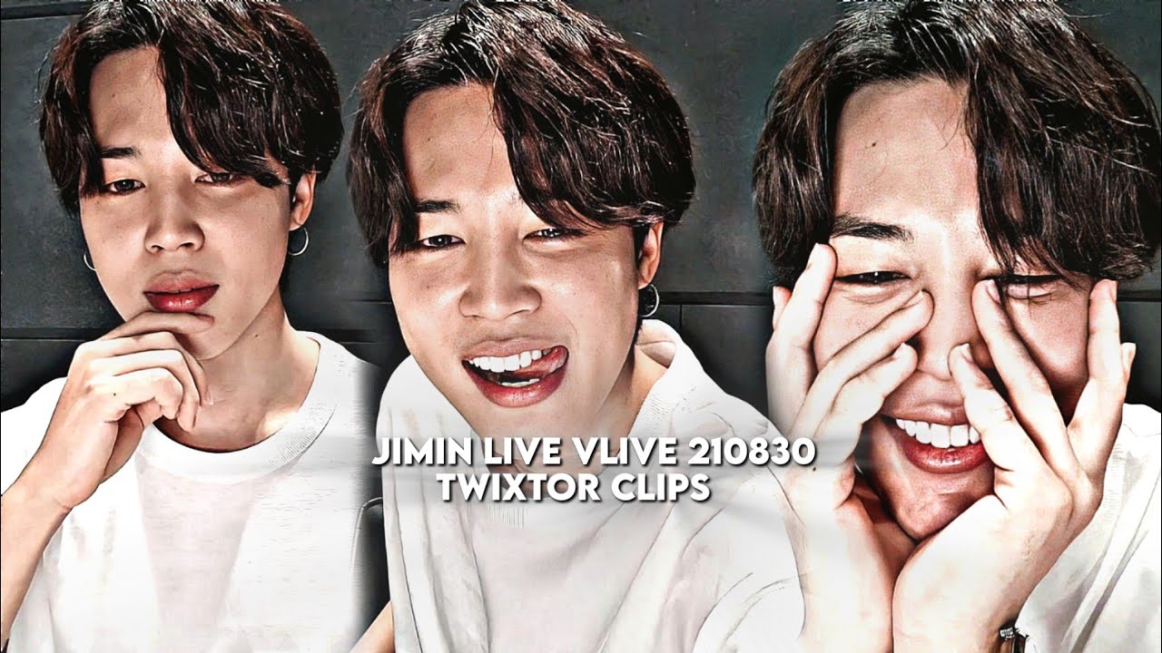 BTS JIMIN LIVE VLIVE (2021.08.30)Twixtor Clips - YouTube