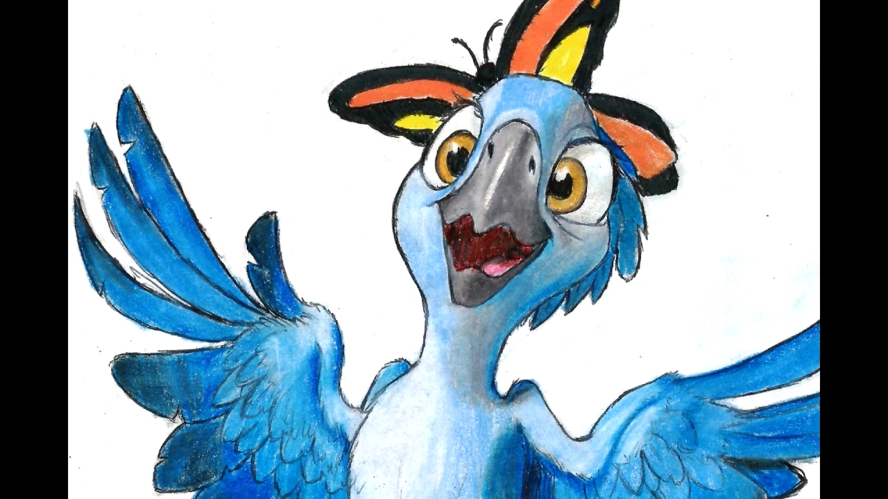 Cómo Dibujar a Bia (Rio 2) Speed Drawing | Un Dibujante Más - YouTube
