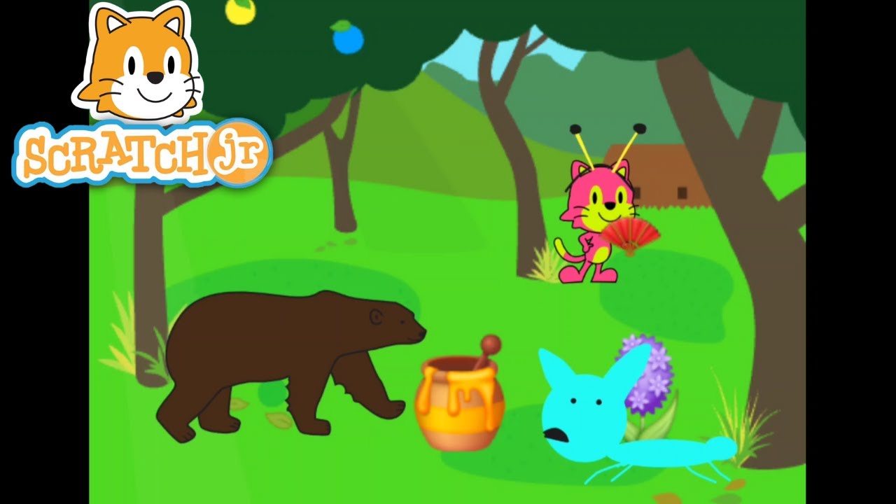 Bees and Flowers: Episode 6 - Play Time in The Forest | Scratch Junior ...