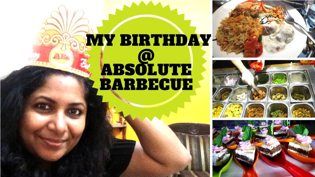 My Birthday @ Absolute Barbecue ! Tried Rabbit Meat, Emu, Quail & Squid ...