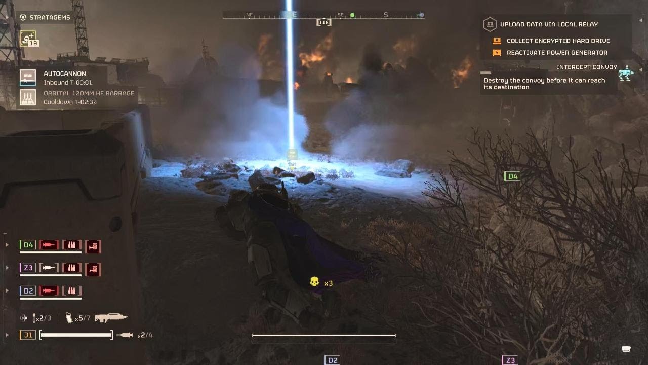 Helldivers ATAT does flips with me on it! - YouTube