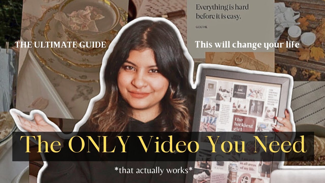 How to Make a Vision Board that Manifest *faster* results | ULTIMATE ...