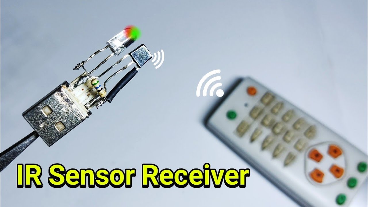 How to Make a IR Sensor Remote Control Receiver - YouTube