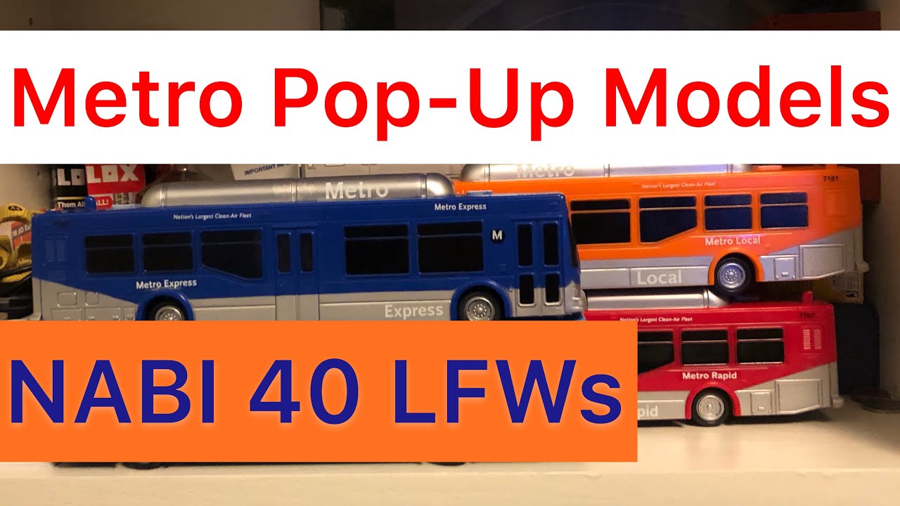 Unwrapping Metro Bus NABI 40LFW Models - YouTube