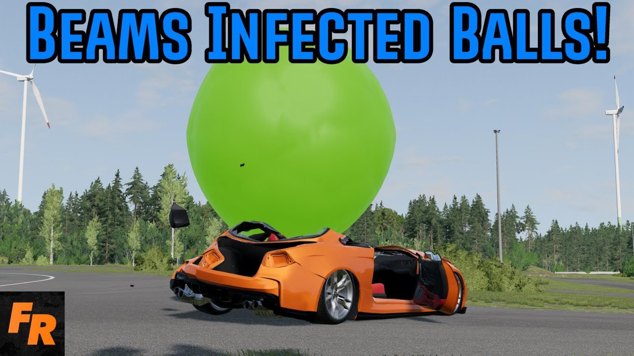 Beams Infected Balls! - BeamNG Drive Multiplayer - YouTube