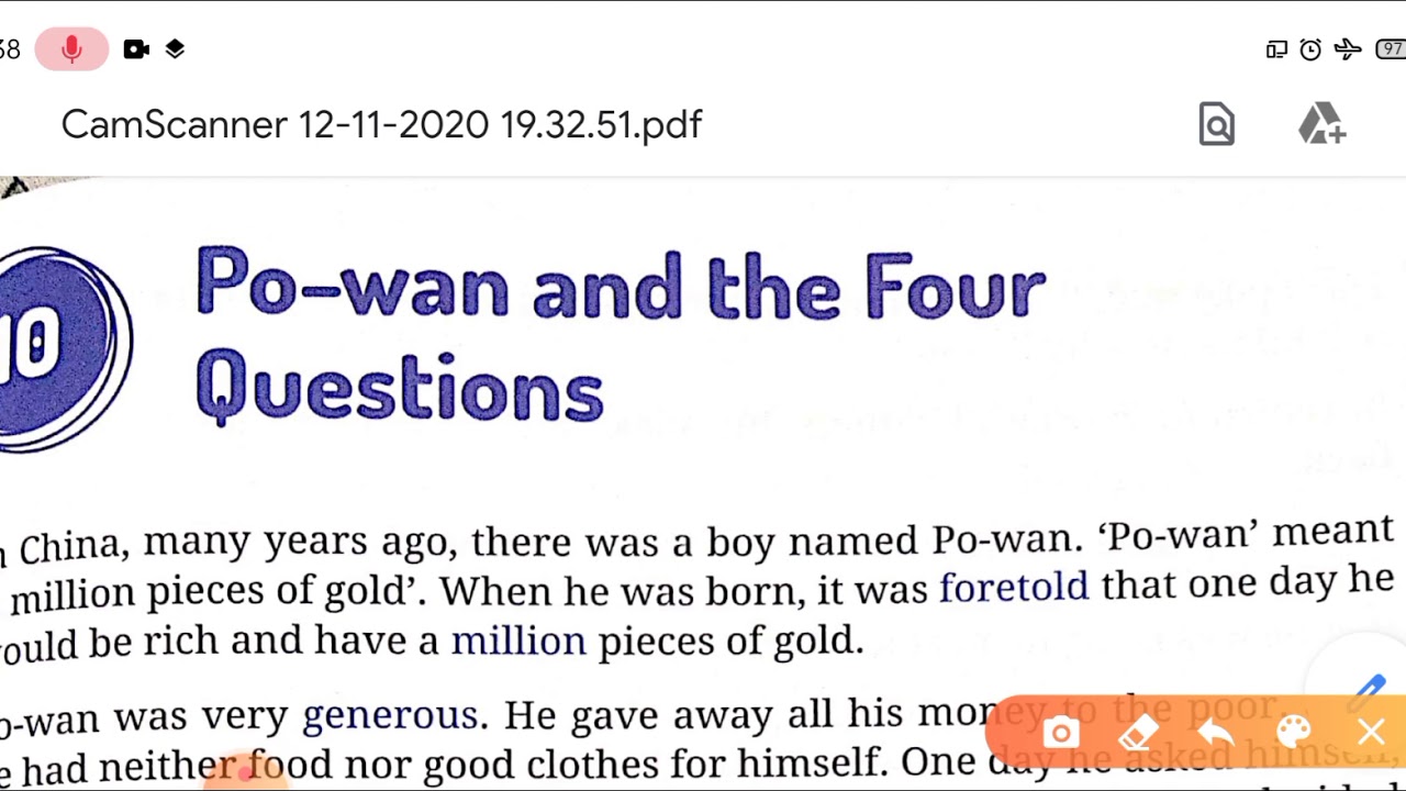 Ch-10 Po-wan and the four questions - YouTube