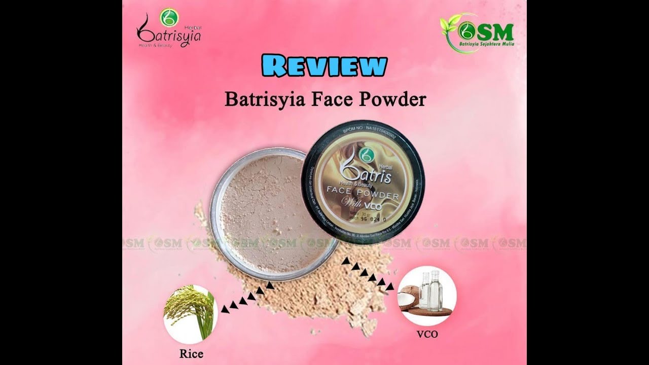 Review face powder batrisyia herbal - YouTube