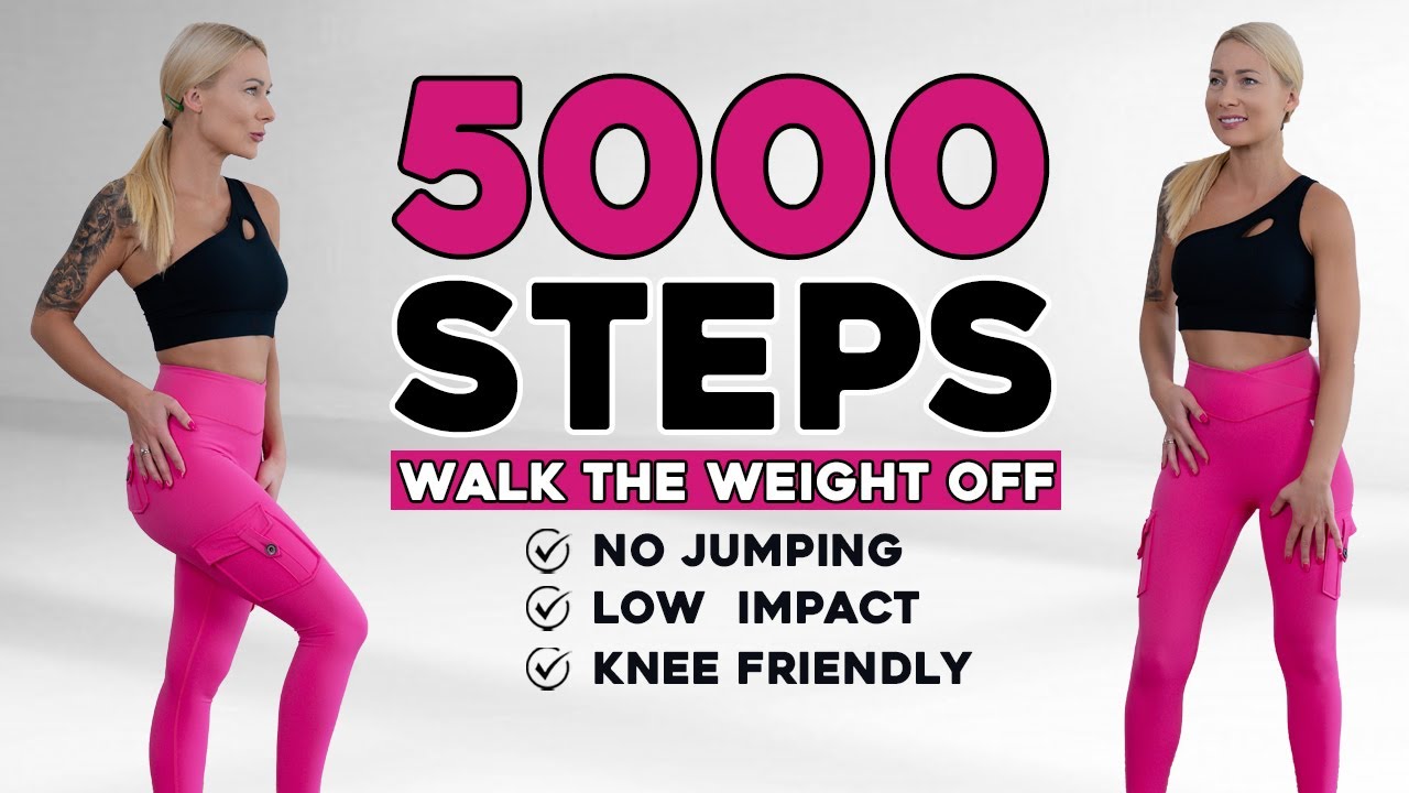5000 STEPS POWER WALKING | Walk at Home | Fat Burning Walk 🔥, Super Fun ...