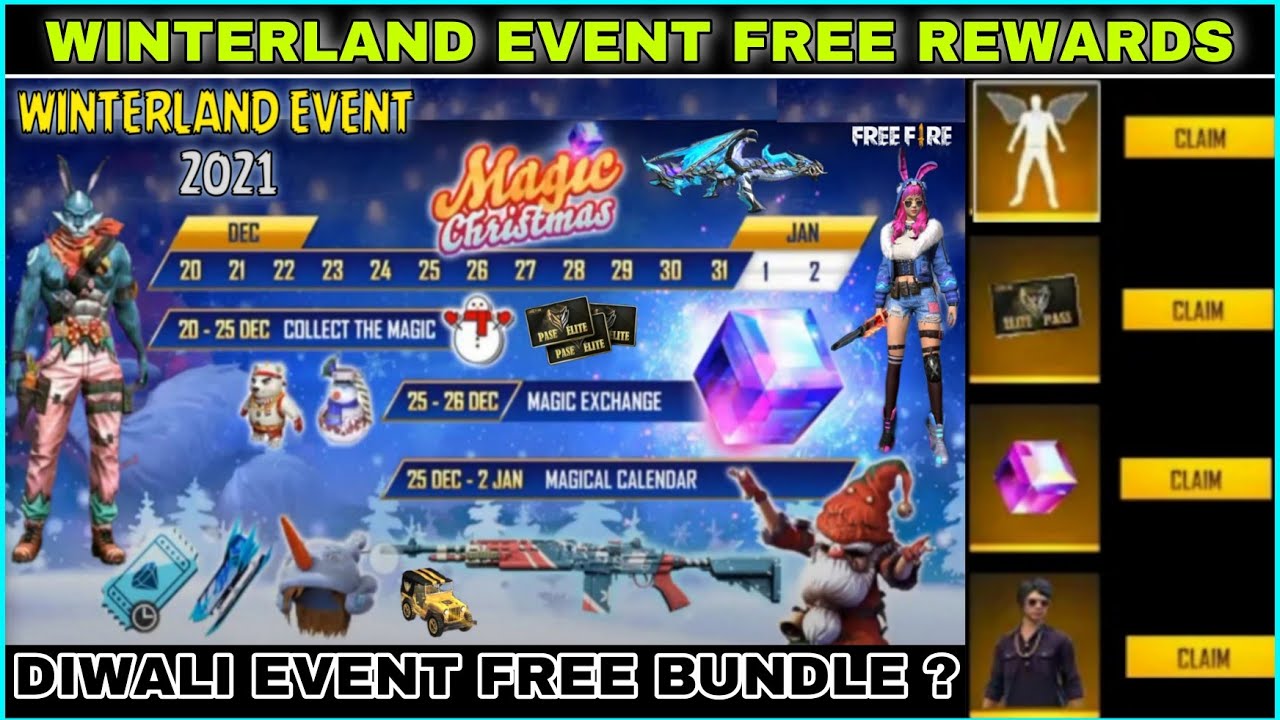 Winterland Event Confirm Date | Free Fire New Event Today | Free Fire ...