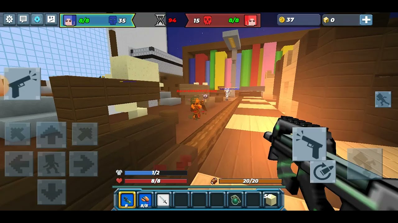 jugando a otro mini juego en blockma go con música parte 2 supongo ...