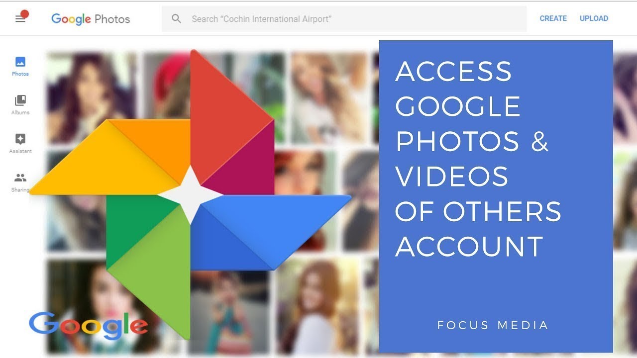 How To View Others Google Photos On Your Account - YouTube