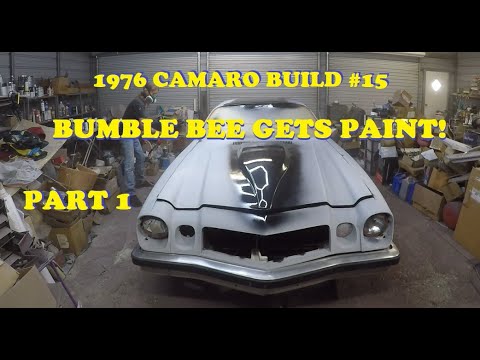 1976 Camaro Build #15. BumbleBee gets its first color, black. Final ...