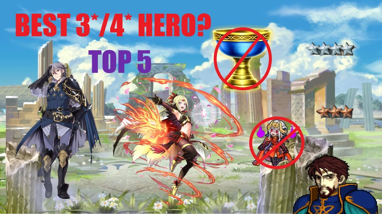 Best 3 Star/4 Star heroes in Fire Emblem Heroes! - TOP 5 - YouTube