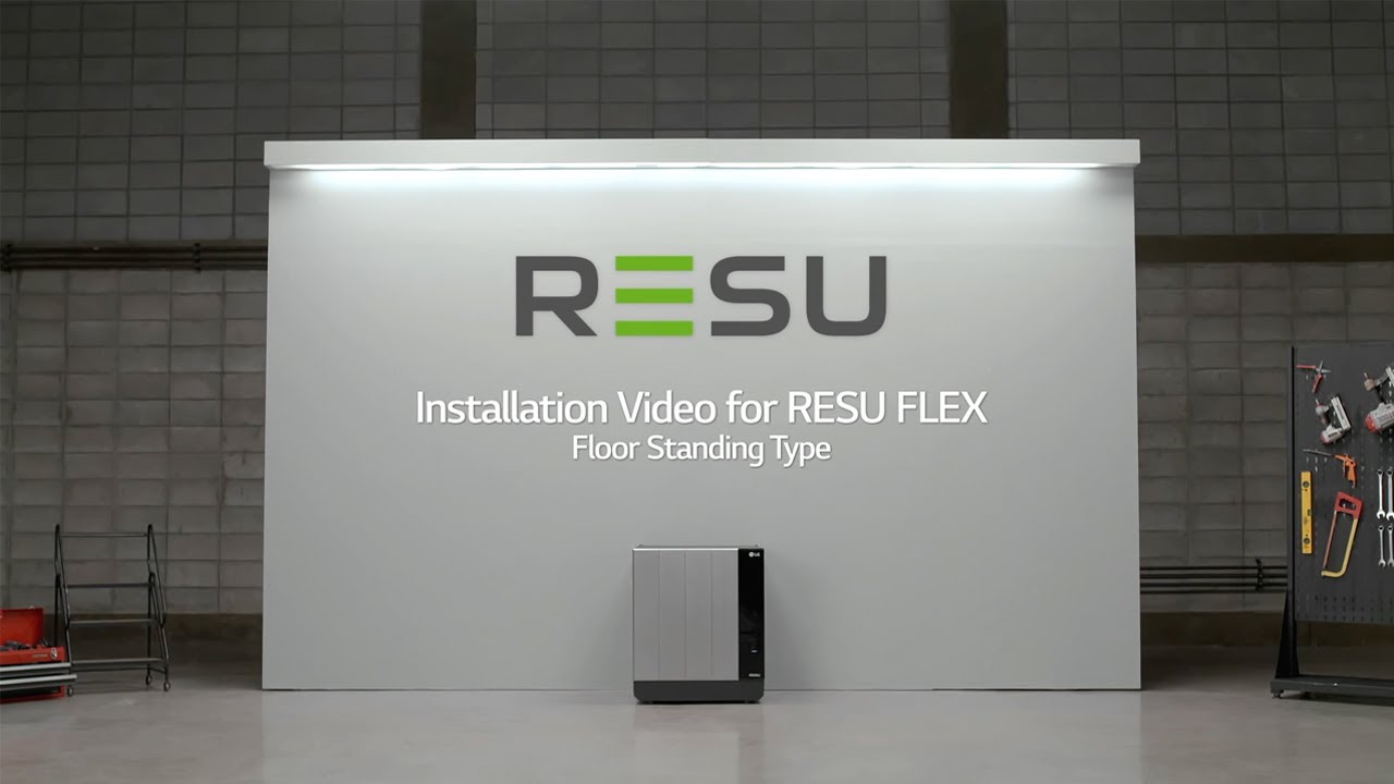 [EN] LG Home Battery RESU FLEX Installation Video_Floor Standing - YouTube