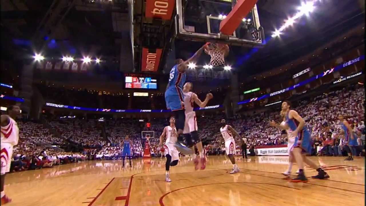 Kevin Durant's POSTERIZING dunk on Asik! - YouTube