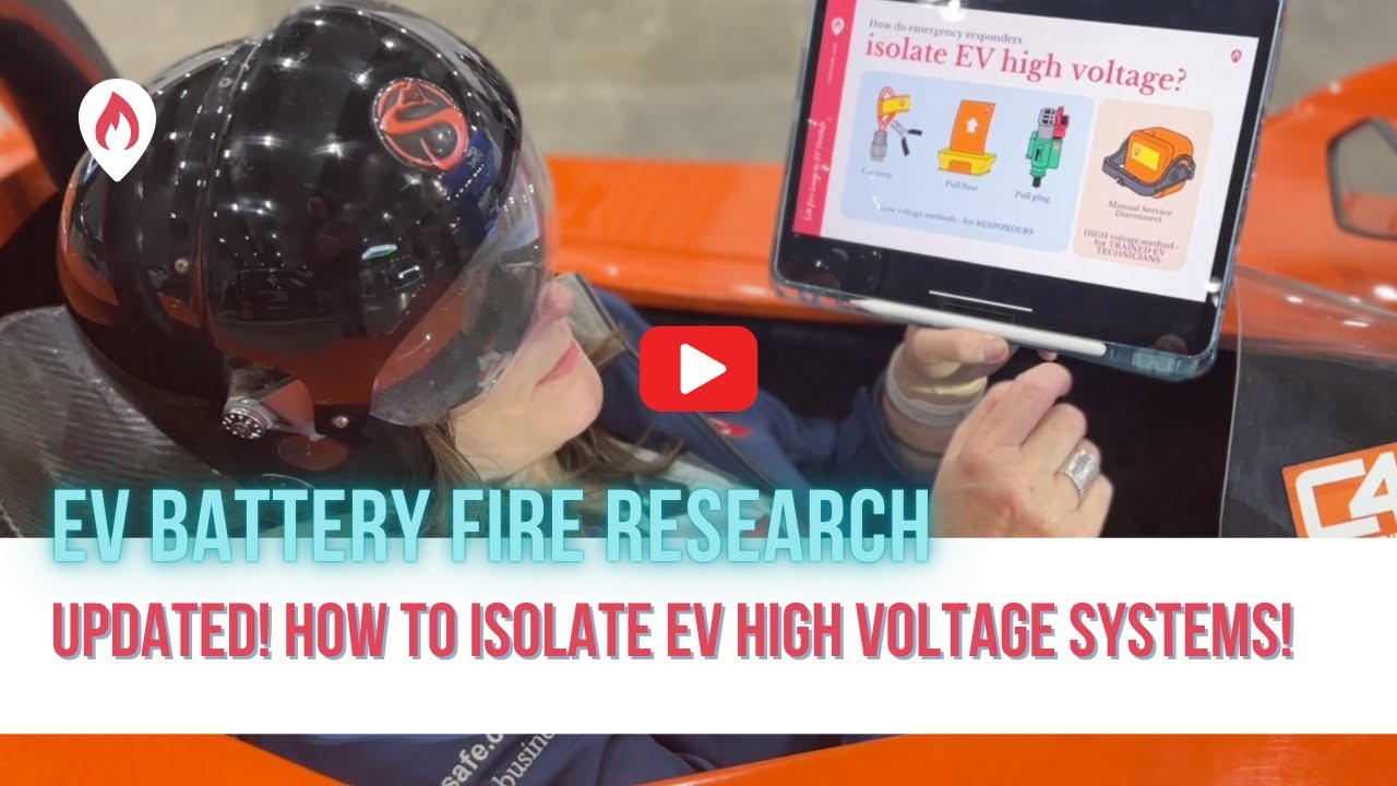 UPDATED EV SAFETY FOR EMERGENCY RESPONDERS! How to ISOLATE EV HV ...